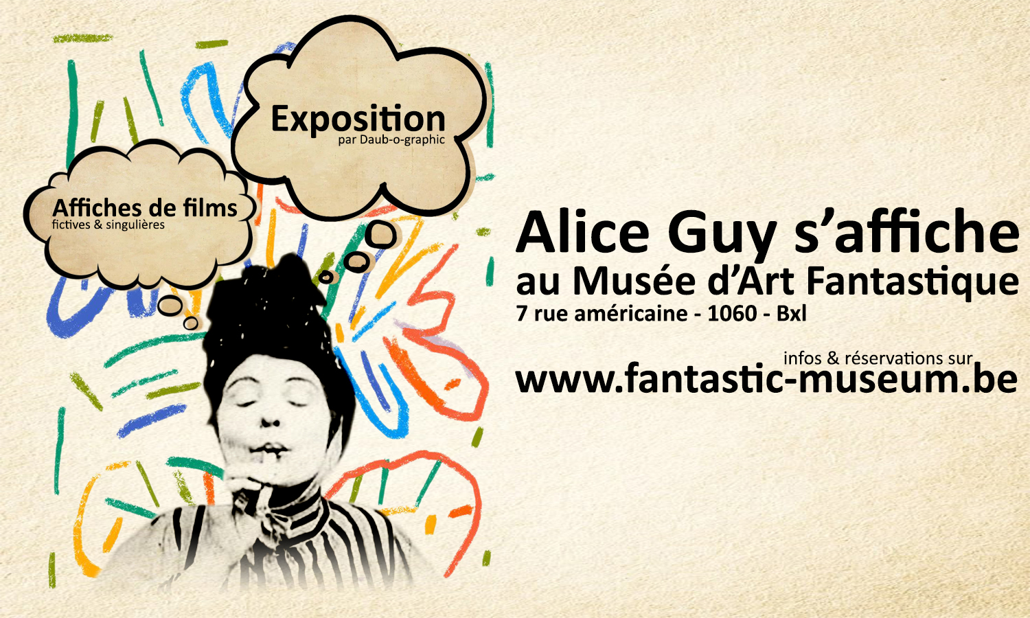 Visite du Musée + Exposition Alice Guy s'affiche | Brussels Museums