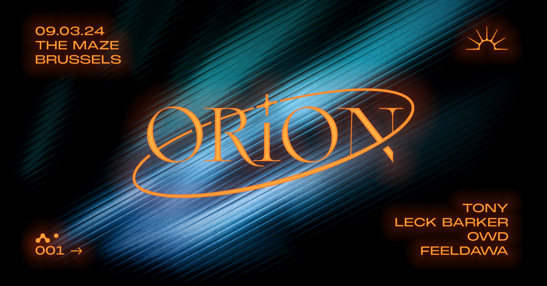 ORION 001 Tony, Leck Barker, OWD & Feeldawa | Visit Brussels